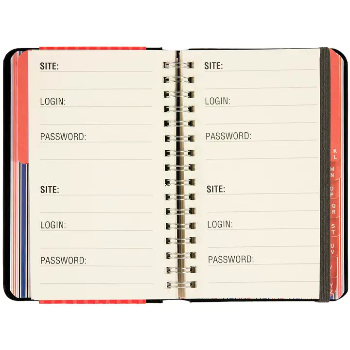 Large Print Password Logbook-black – Luggage Shop of Lubbock